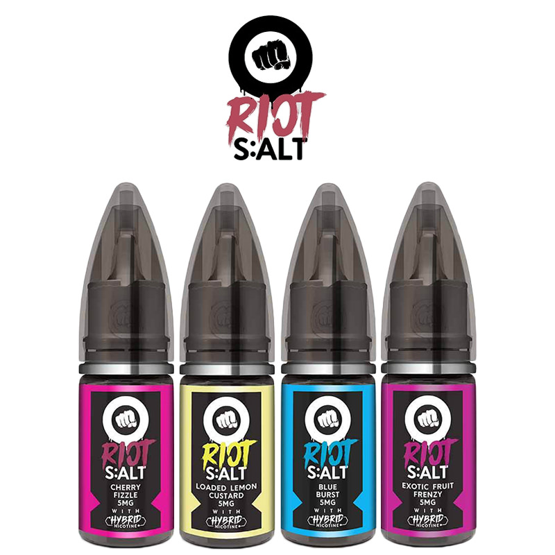 RIOT SALT Nicotine Salt 10ml E-Liquids - £1.99 - Vape Bargains UK