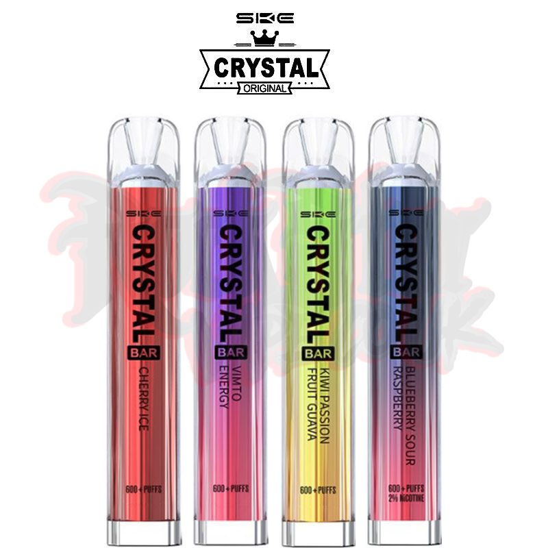 Crystal Bar By Ske 600 Puff Disposables Vape Device 3 Pack £12 00